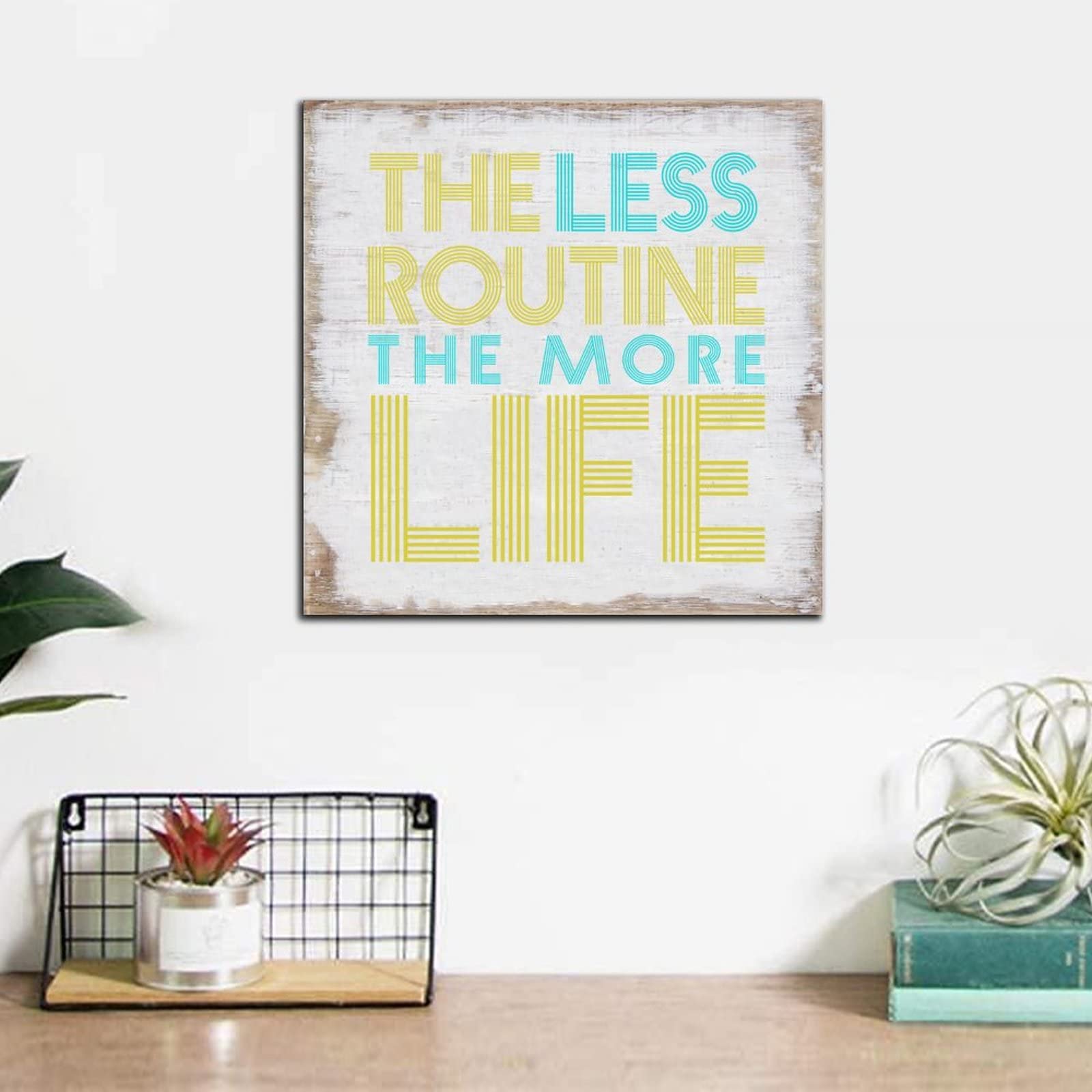 Life Magazine Motto Plaque