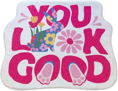 Amazon.com: SHIYUE You Look Good Bath Mat Cute Funny Flower Bathroom ...