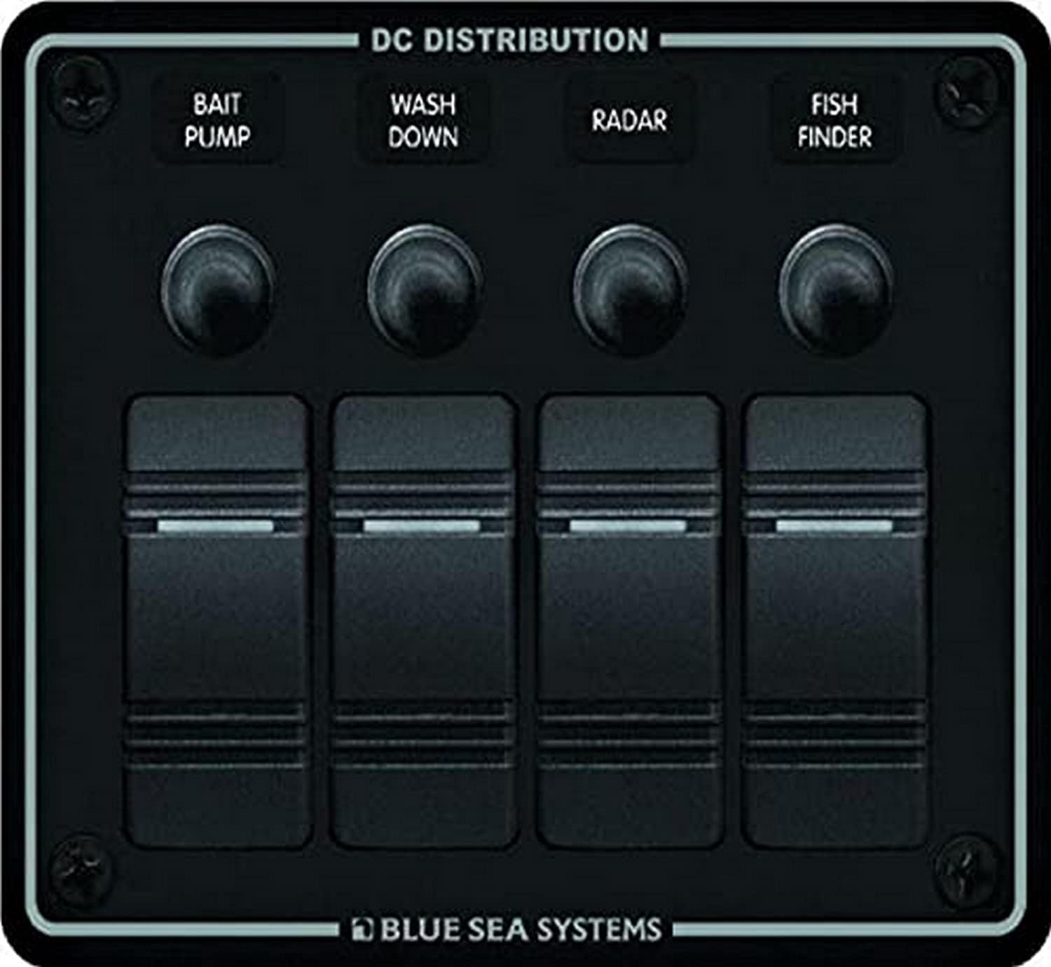 Buy Water Resistant Circuit Breaker Panel 4 Position-Black Online at ...