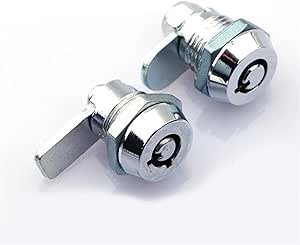 Amazon.com: Mini Cabinet Tubular Cam Lock Pinball Lock Attendance Lock ...