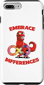 Amazon.com: iPhone 7 Plus/8 Plus Autism Infinity Autism TRex Embrace ...
