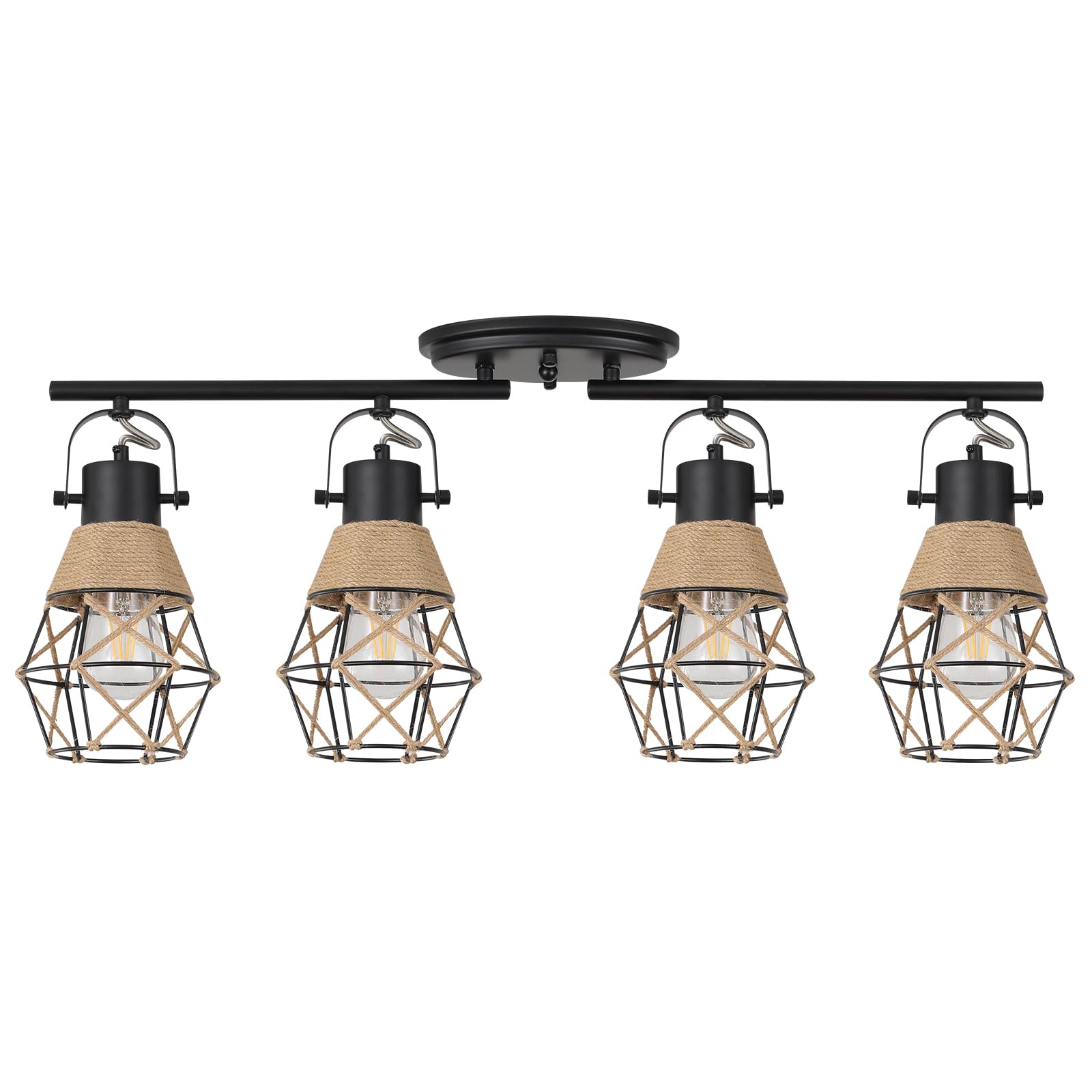 Snapklik.com : Farmhouse Track Lighting Kit, Directional Ceiling Light ...