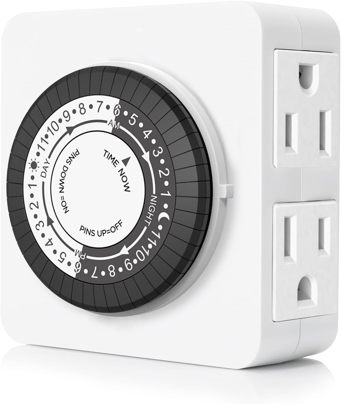 Amazon.com: GE 24-Hour Indoor Plug-In Mechanical Outlet Timer, 1 ...