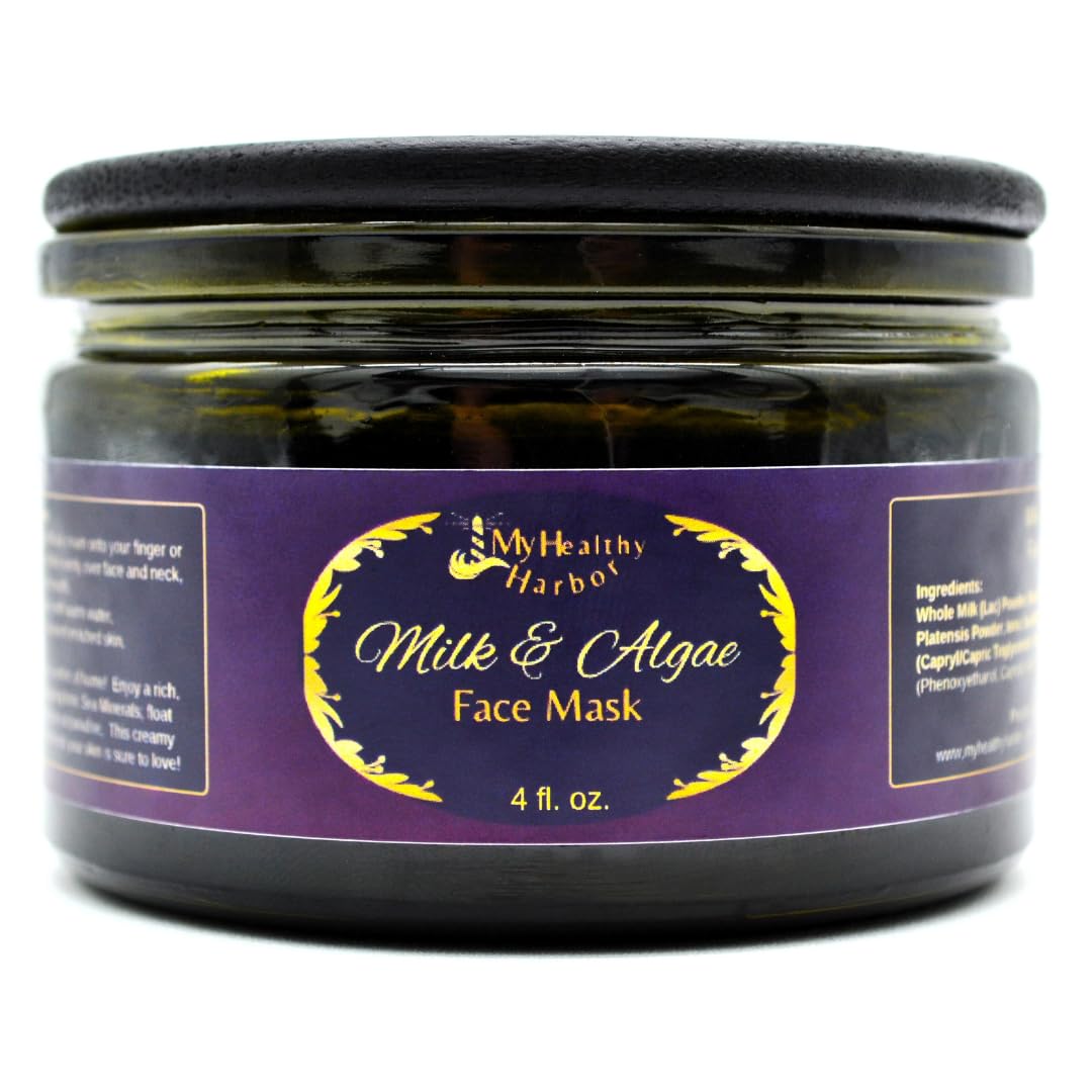 Amazon.com : My Healthy Harbor Milk & Algae Face Mask | Invigorating ...
