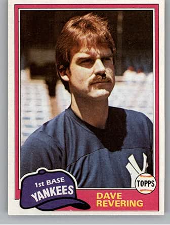 Amazon.com: 1981 Topps Traded Baseball #823 Dave Revering New York ...