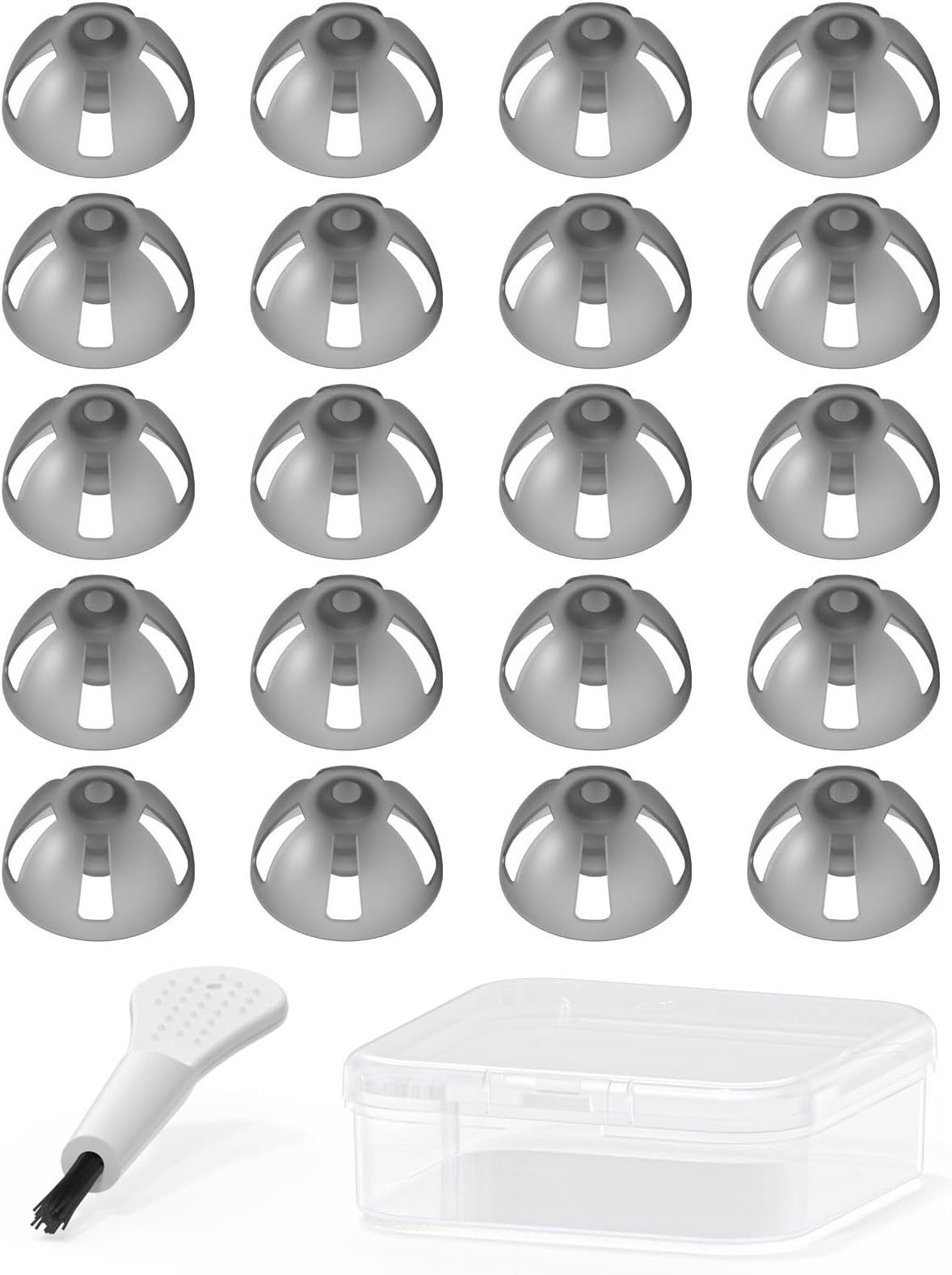 Amazon.com: Hearing Aid Domes Large 10 mm Open for Resound Hearing Aid ...
