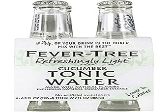 Amazon.com: FEVER-TREE Cucumber Tonic Water 4 Pack, 200 ML : Grocery ...