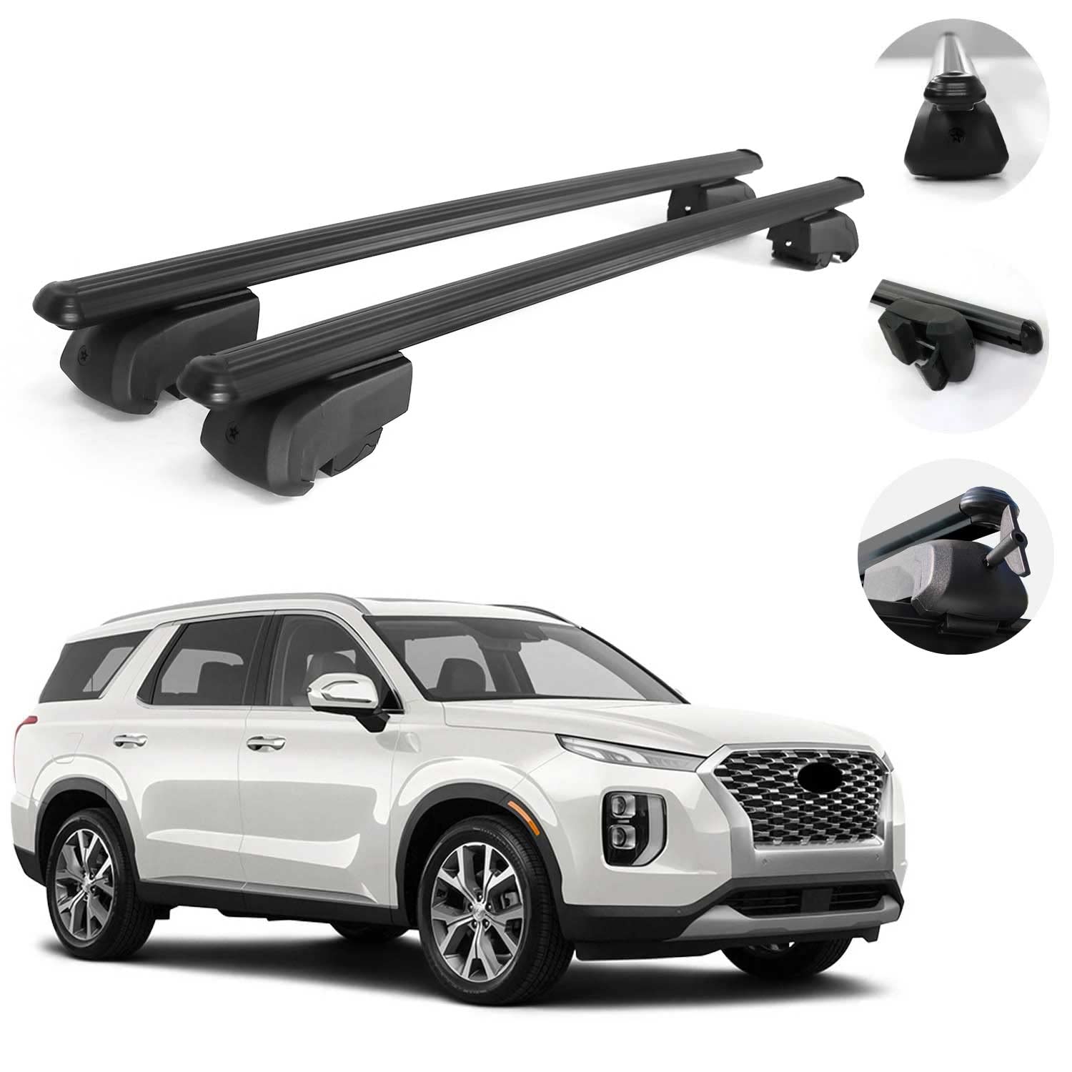 Cross Bars Fit For Hyundai Palisade 2019 2020 2021 2022 2023 SE SEL ...