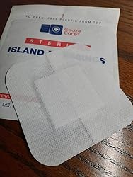 Amazon.com: GauzeCare Island Dressing 4x4 inch 28 Pcs| Individually Packed Sterile Pouches| 2x2 ...