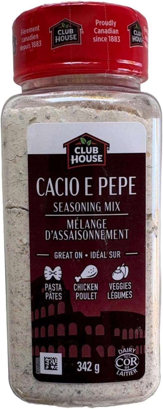 Club House Cacio E Pepe Seasoning – 342g (12.06 oz) – All-Purpose Spice ...