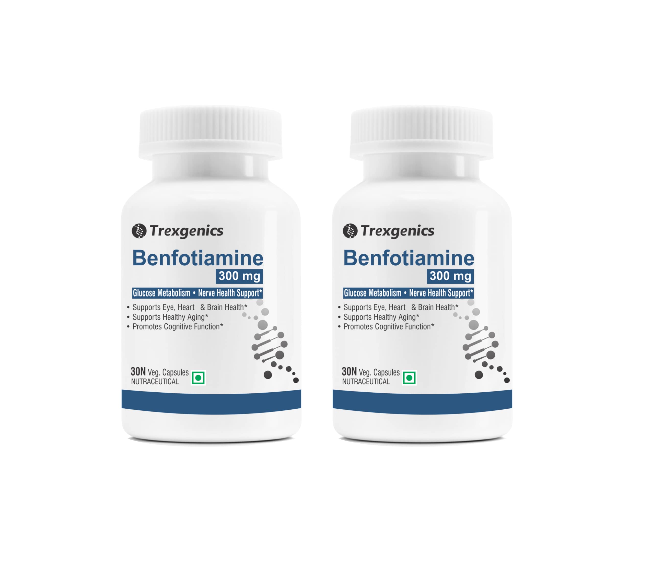 Trexgenics BENFOTIAMINE 300 mg + L-Leucine 50 mg Glucose Metabolism ...