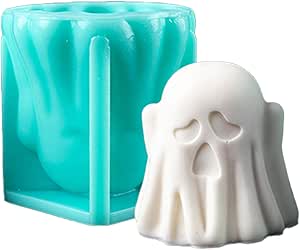 Amazon.com: Geavonyg Halloween Silicone Molds, Specter Soap Chocolate ...