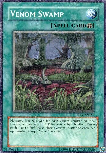 Amazon.com: Yu-Gi-Oh! - Venom Swamp (TAEV-EN051) - Tactical Evolution ...
