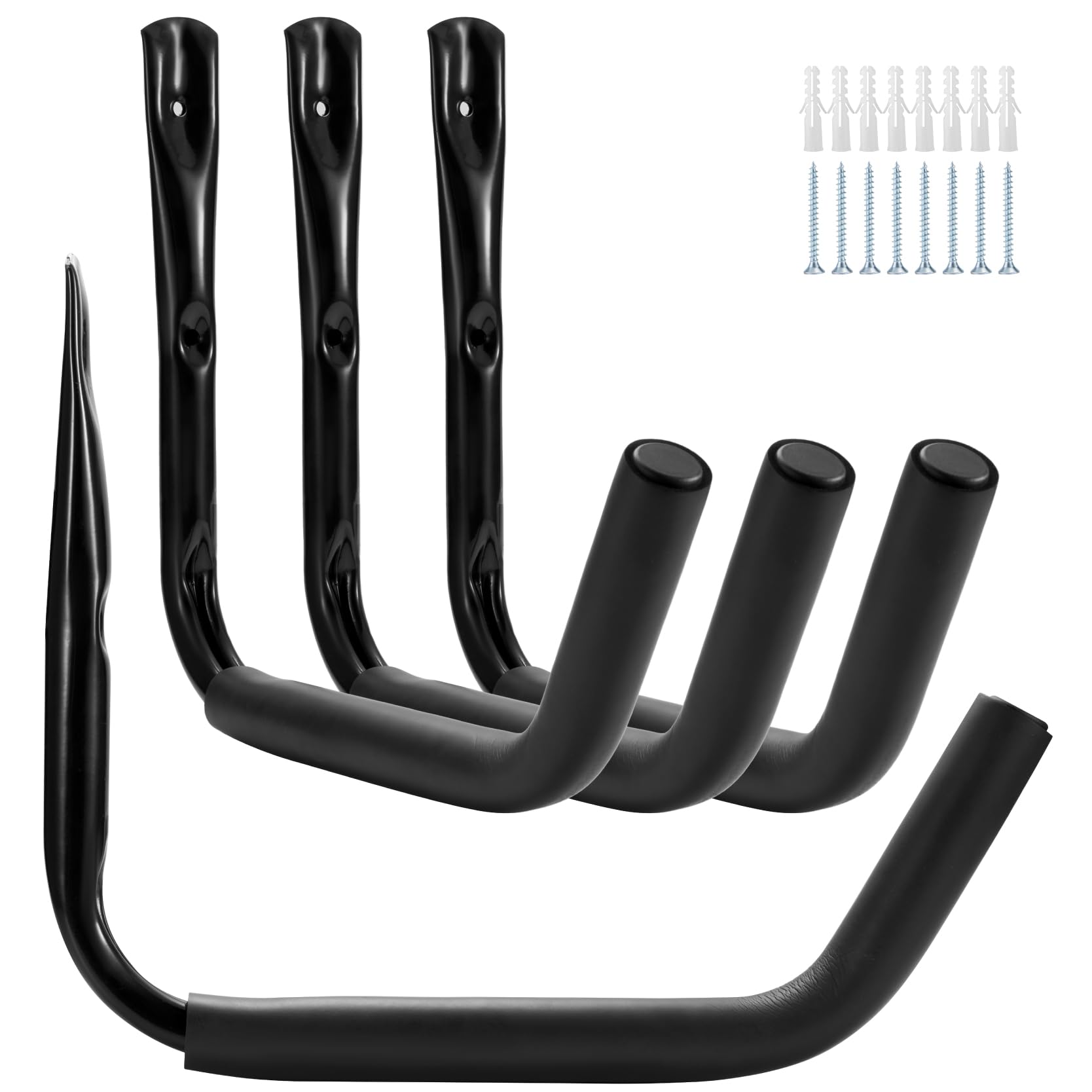 Sinoer Heavy Duty Kayak Storage Hooks Set - Garage Kayak Wall Hangers ...