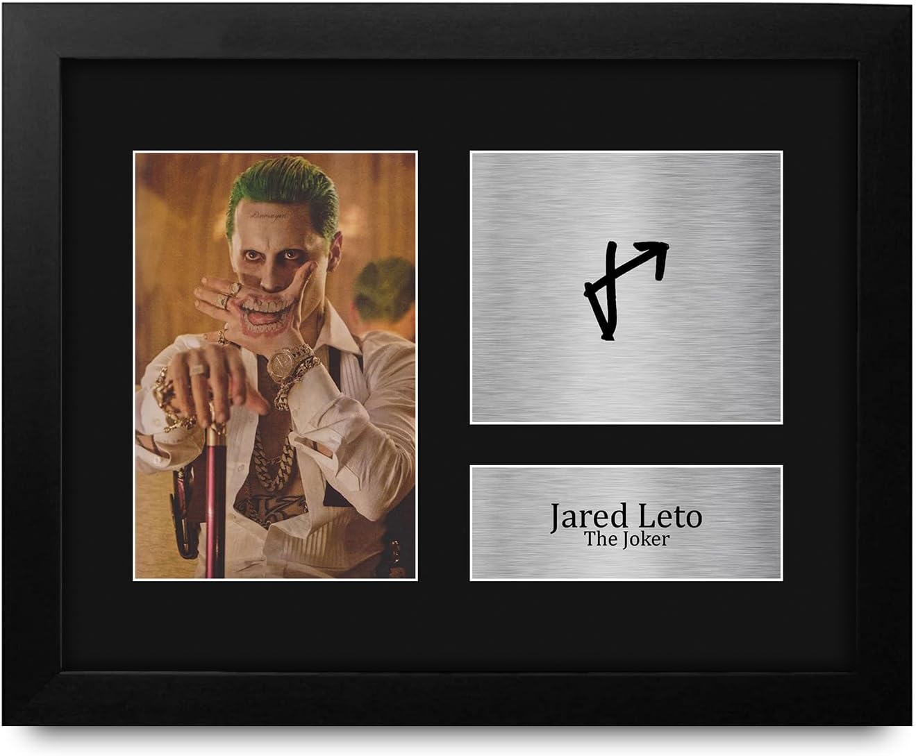 Amazon.com: HWC Trading Jared Leto Suicide Squad The Joker Framed Gifts ...