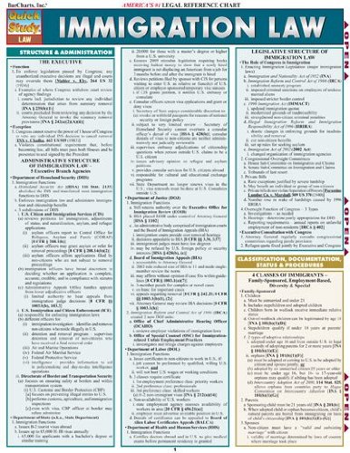 Amazon.co.jp: Immigration Law (Quickstudy: Law) : 本