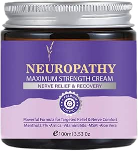 Neuropathy Relief Cream, Neuropathy Maximum Strength Cream, Natural ...