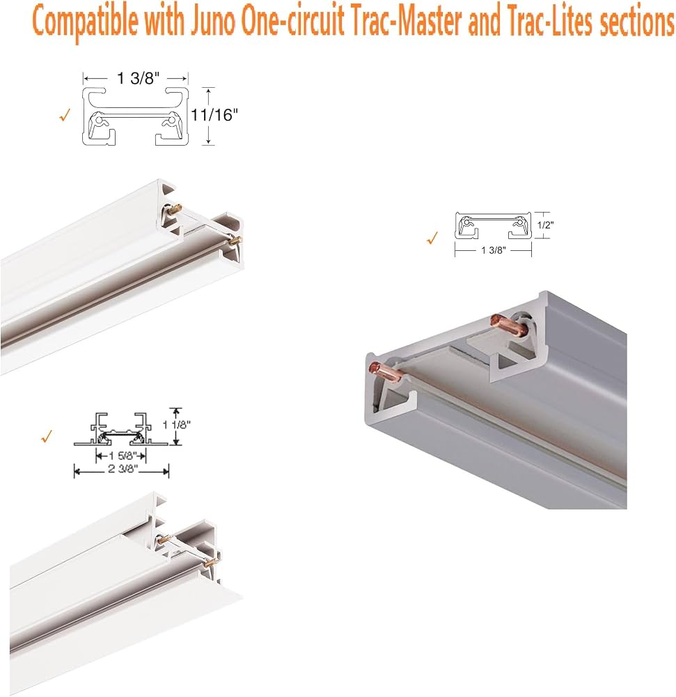 Juno Track Lighting KING SHA Track Lighting Heads J Type Heavy Duty ...