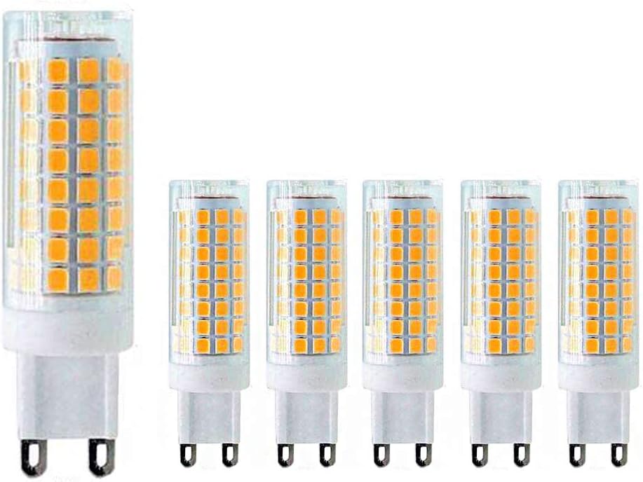 G9 LED Bulb 10W Dimmable LED Corn Light Bulbs(6 Pack)- G9 Light Bulbs ...