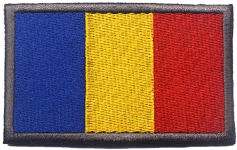 ShowPlus Romania RO Flag Military Embroidered Tactical Patch Morale Shoulder Applique – BigaMart