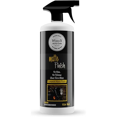 Wavex Matte Finish Bike Polish Maintainer 350ml : Amazon.in: Car ...