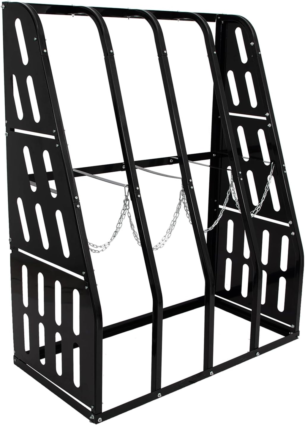 Amazon.com: OREALLANDROL Vertical Bar Rack Standing Steel Vertical Long ...