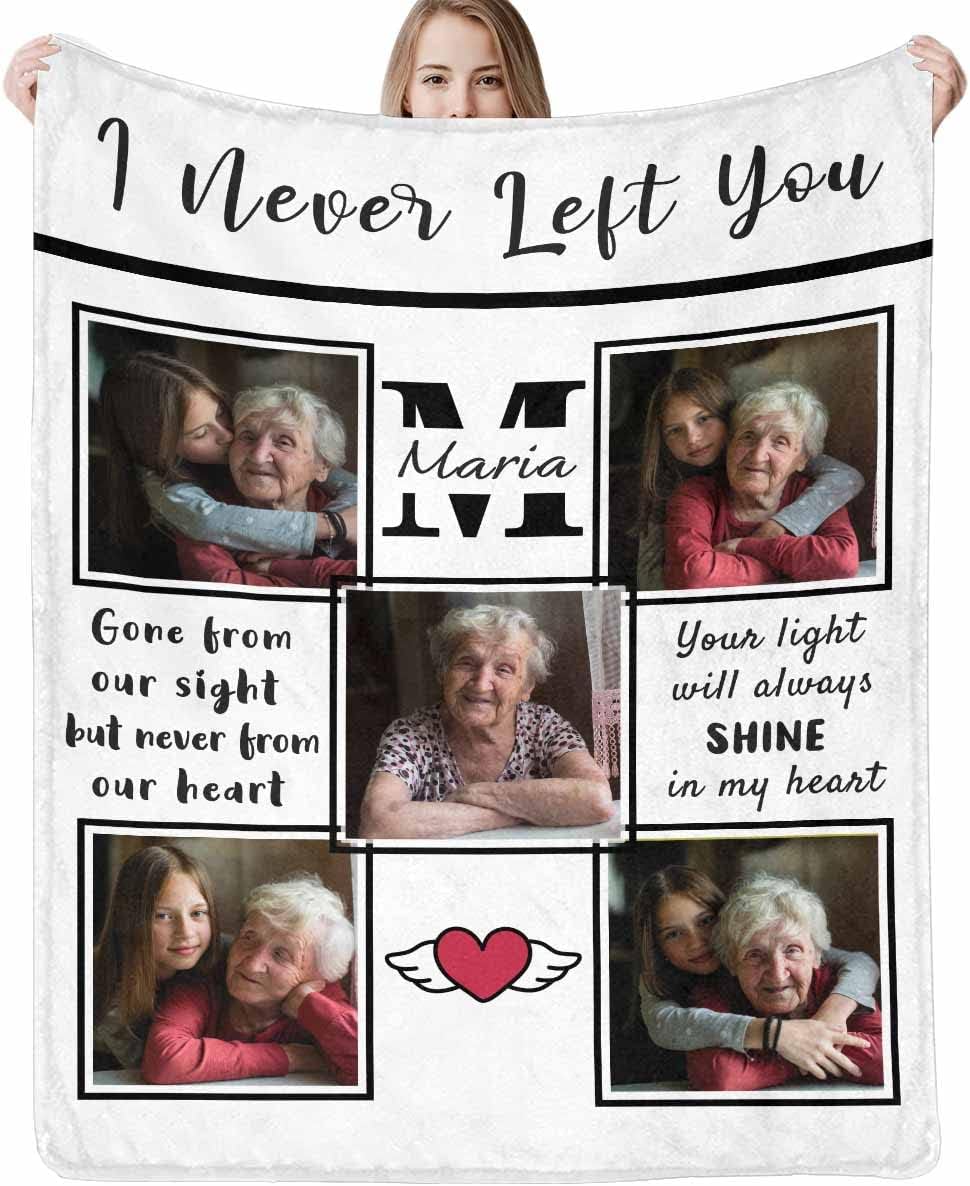 Amazon.com: Artsadd Personalized Memorial Blanket for Loved Ones Lost ...