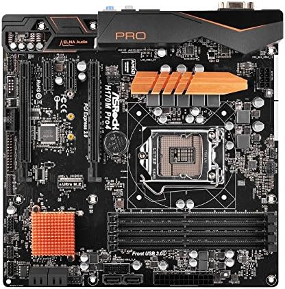 ASRock Placa-mãe Micro ATX DDR4 H170M PRO4 | Amazon.com.br