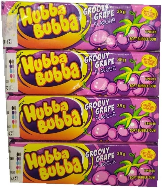 Wrigley Hubba Bubba Grape 35g x 20 : Amazon.co.uk: Grocery