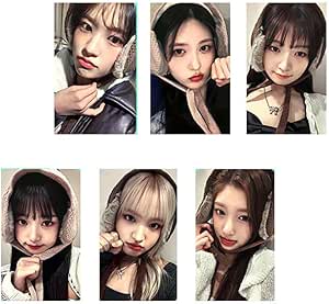 Amazon.com : Zomanon 6Pcs/Set KPOP IVE I'VE MINE HD Photocards Double Sides LOMO Cards Wonyoung ...