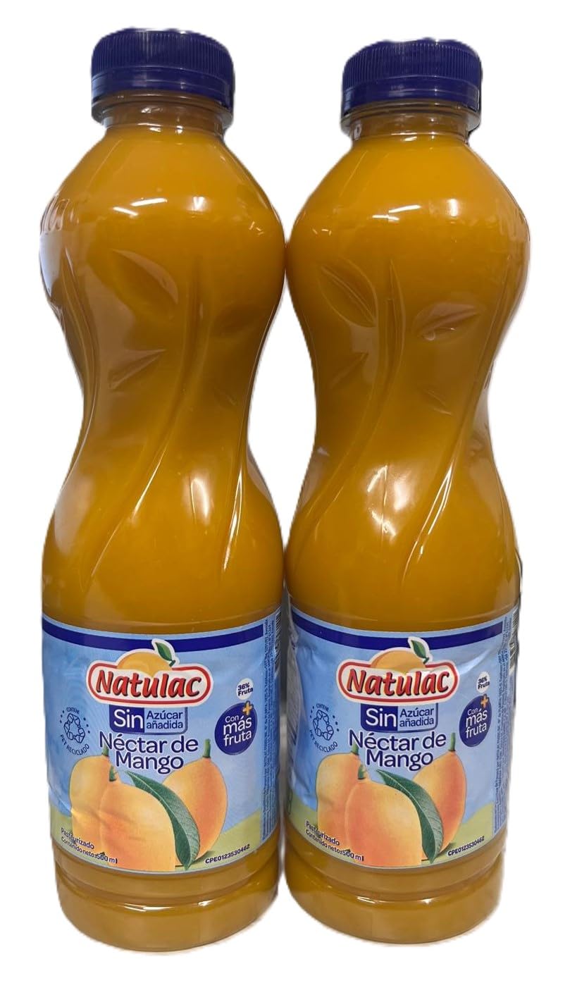 Amazon.com : Natulac Mango Nectar, Sugar-Free, 500ml, Pack of 2 ...