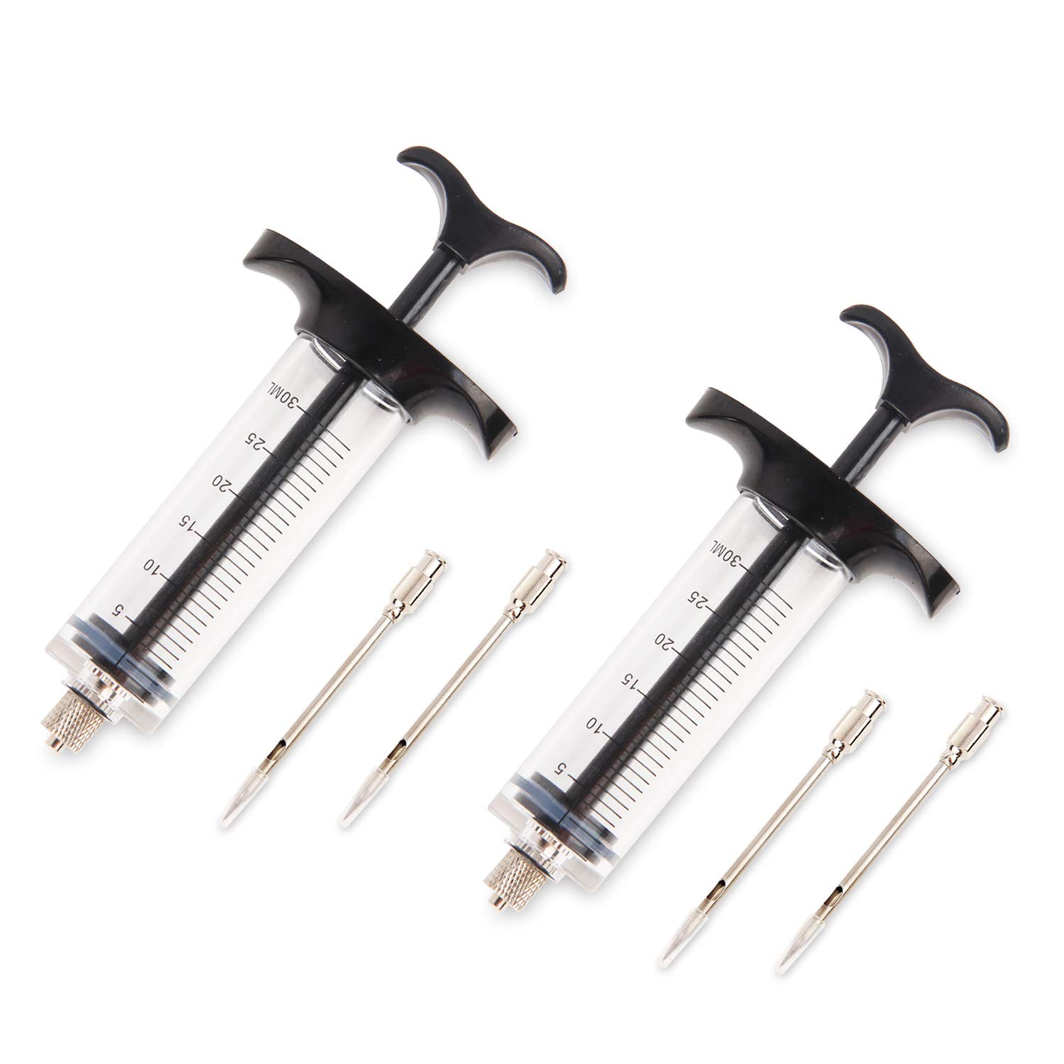Meat Injector Syringe Plastic Marinade Injector for Smoker Marinade ...