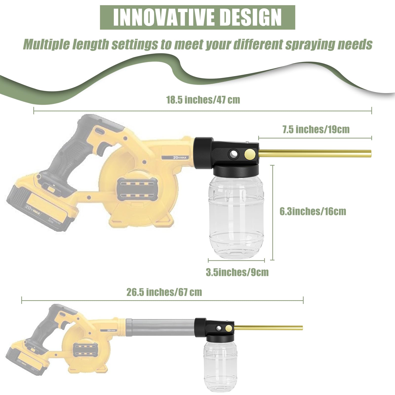 Snapklik.com : Dinftin Garden Dust Applicator Diatomaceous Earth Powder ...