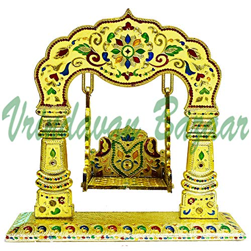 Buy VRINDAVANBAZAAR.COM Traditional temple arch/ gate design Jhula for ...