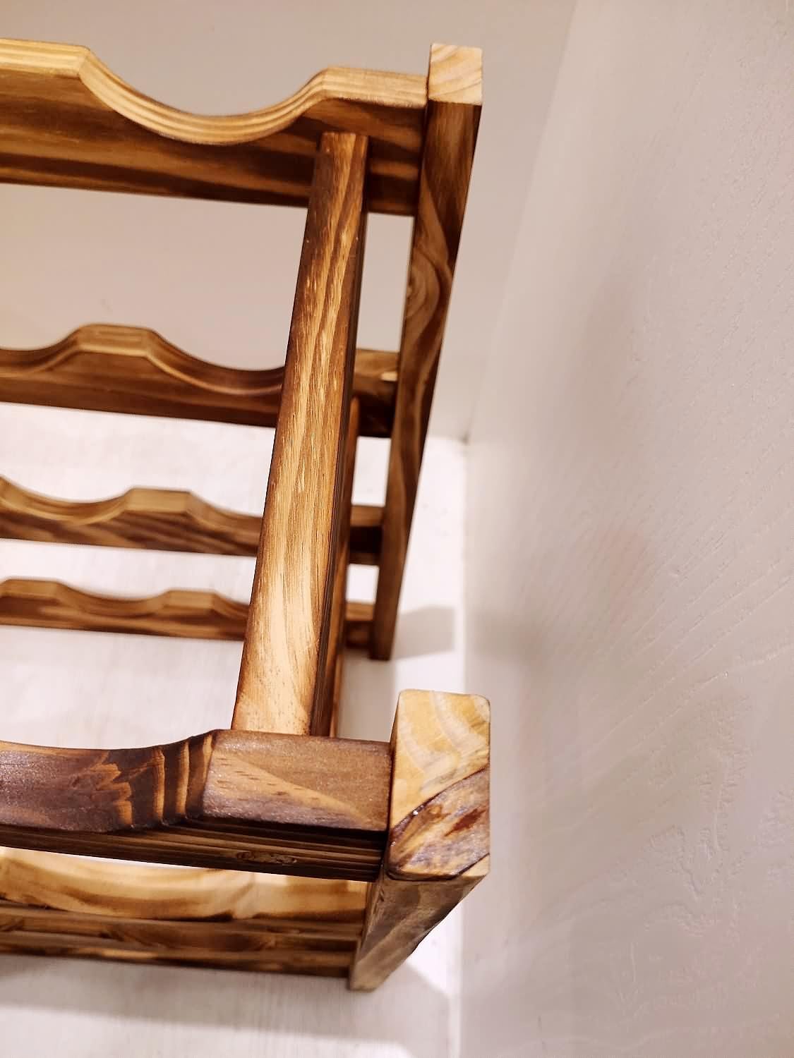 Snapklik.com : LoongZDD Freestanding Stackable Wine Rack - Natural ...