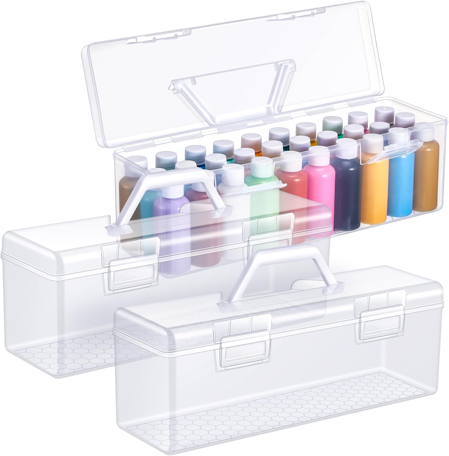 Amazon.com: FMOACEN 2 Pack Paint Storage Box for Apple Barrel Acrylic ...