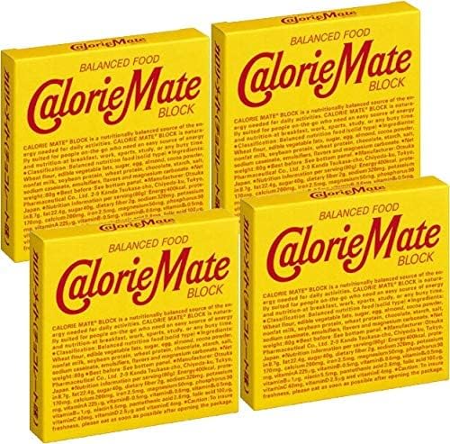 Amazon.com : Calorie Mate Block Of Chocolate 2.82oz(80g) Set Of 4 ...