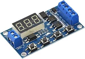 Amazon.com: DC5-36V Dual MOS LED Digital Time Delay Relay Trigger Cycle ...