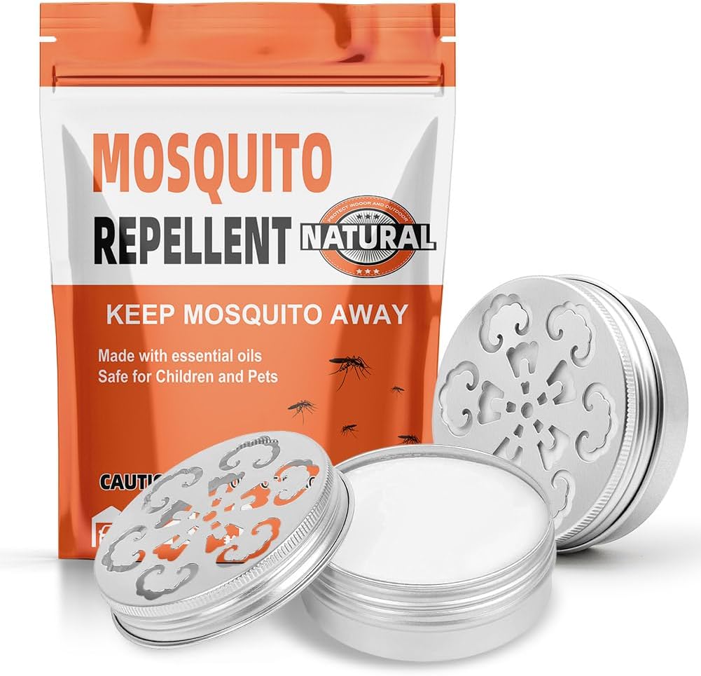Amazon.com: 4 Pack Powerful Mosquito Repellent - Natural Deet Free ...