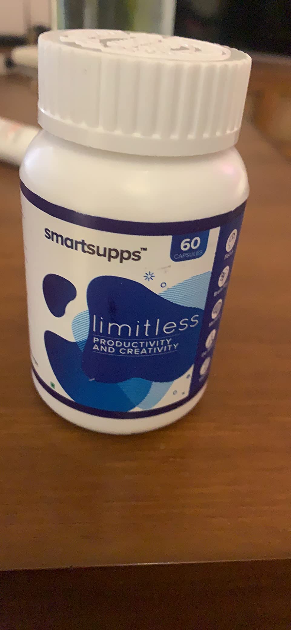 SMARTSUPPS LIMITLESS Energy, Mental Focus, Brain Power | Nootropic ...