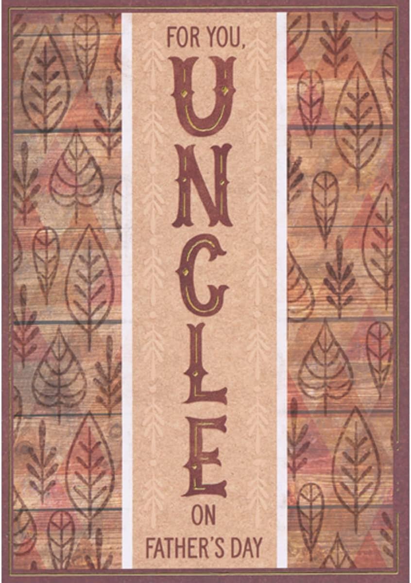 Amazon.com : QPTADesignGift Happy Father's Day Card - Hey Uncle ...