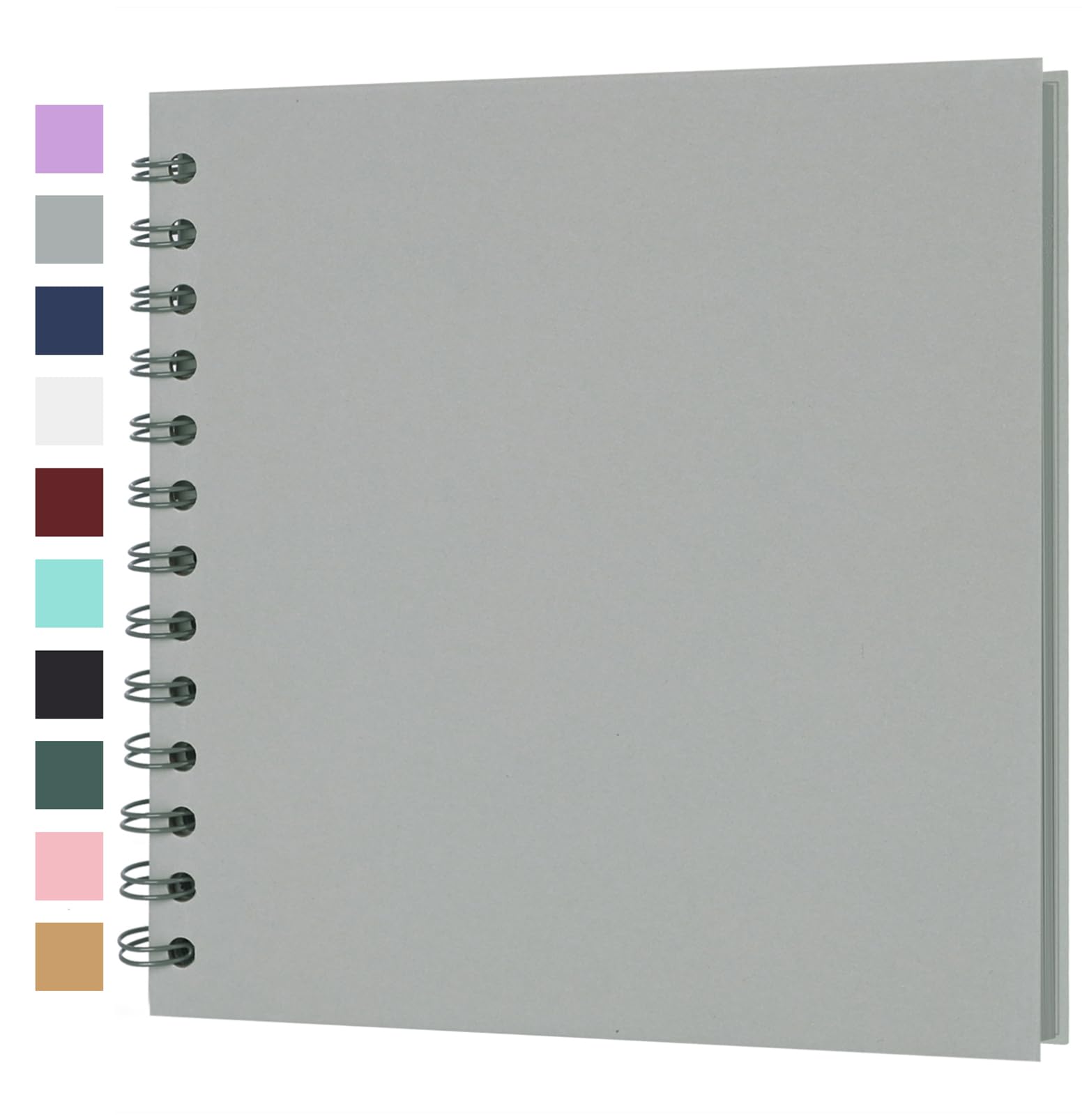 Amazon.com: Scrapbook Album 7x7 Inches 40 Pages Hardcover Kraft Paper ...