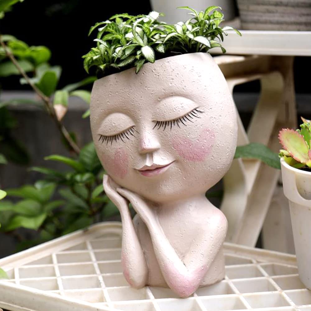 Planters That Look Like Faces Friendly Face Plant Pots With