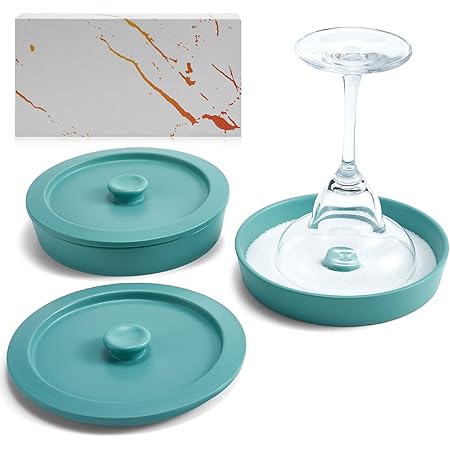 Amazon.com | Ceramic Margarita Salt Rimmer Set with Lid 5.5” - Salt ...