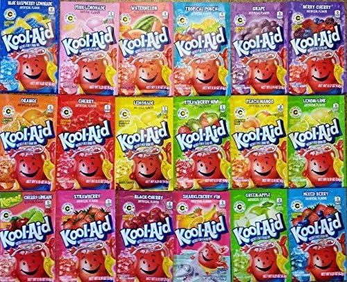 Amazon.com: Kool Aid Ultimate Party Pack - 18 sabores diferentes, 2 ...