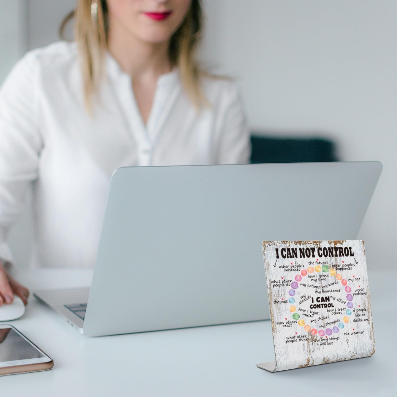 Snapklik.com : Mental Health Sign Therapy Office Decor, I Can Control ...