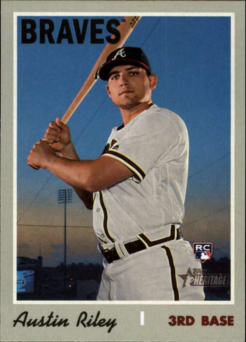Amazon.com: 2019 Topps Heritage High Number Baseball #614 Austin Riley ...