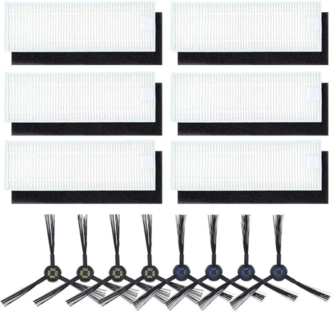 Amazon.com: Replacement Side Brush HEPA Filter For Silvercrest SSR1 ...