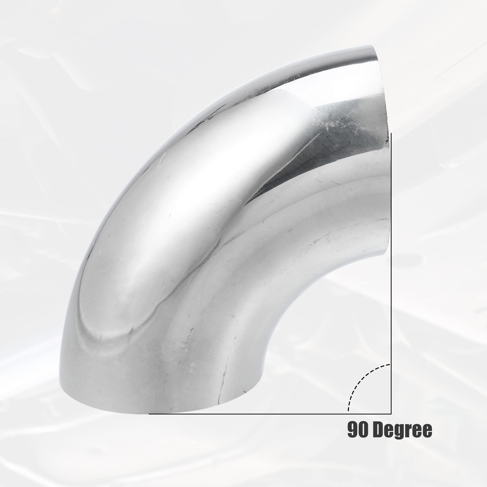 Snapklik.com : 4pcs OD 2 Inch 90 Degree Mandrel Bend Elbow SS304 ...
