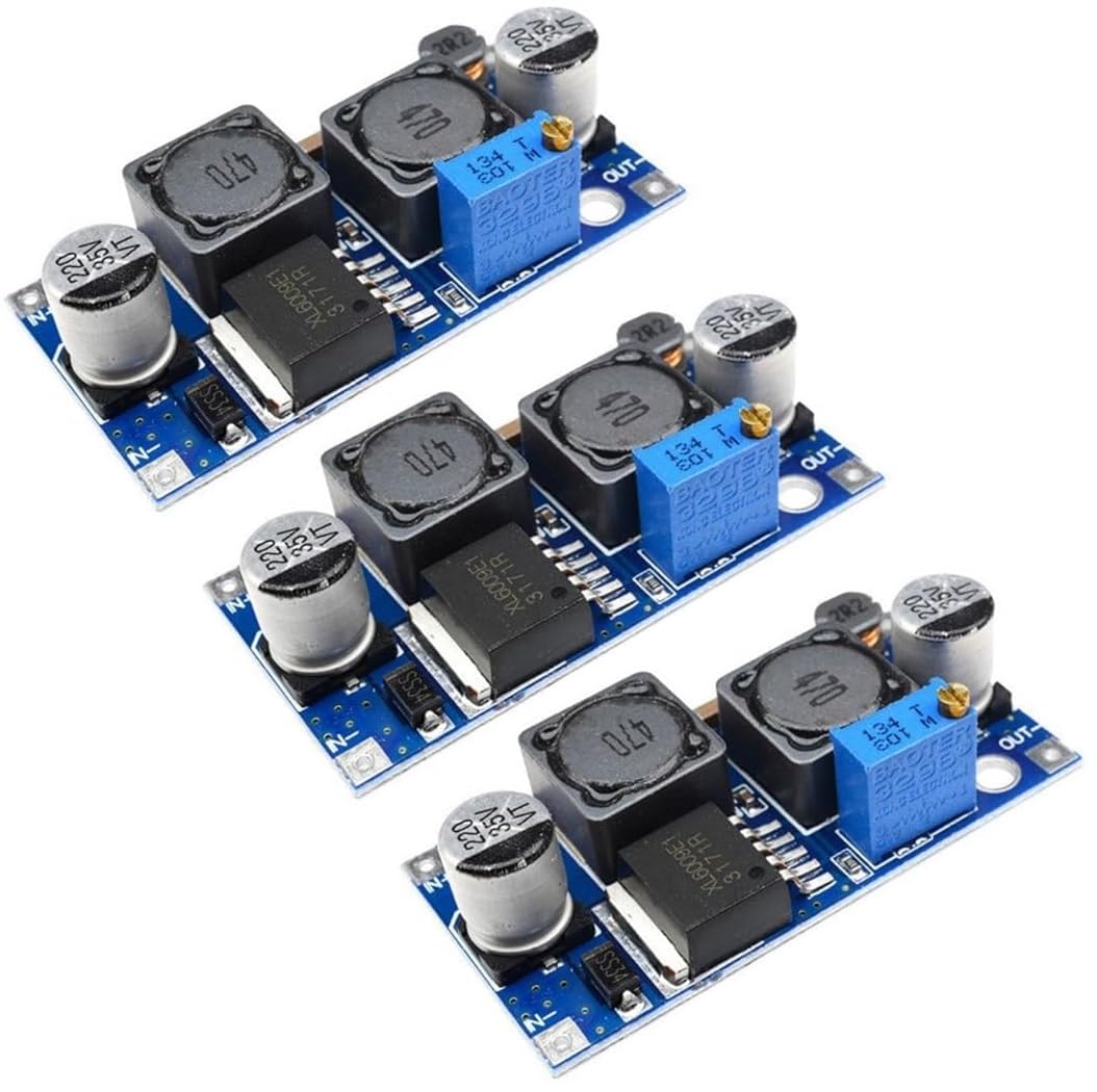 Amazon.com: WWZMDiB 3Pcs XL6009 Automatic Buck Boost Converter DC to DC ...